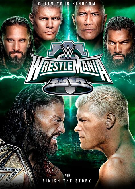 WWE Wrestlemania XL Poster (Custom) by KevStif on DeviantArt
