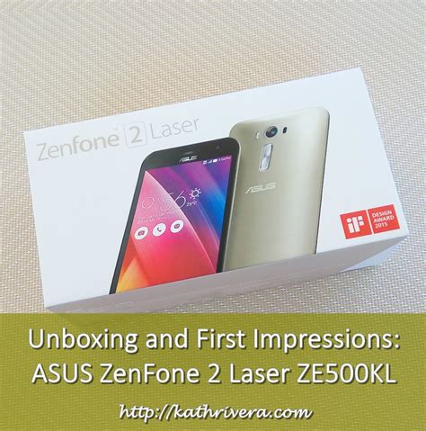 Unboxing And First Impressions Asus Zenfone Laser Ze Kl Dear Kitty Kittie Kath Top