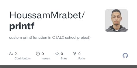github houssammrabet printf custom printf function in c alx school