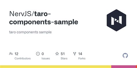 GitHub NervJS Taro Components Sample Taro Components Sample