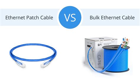 Ethernet Patch Cable Vs Bulk Ethernet Cable