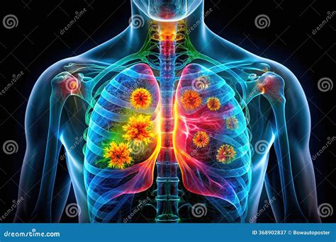 Bronchiolitis Lung Disease Vector Illustration