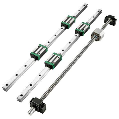 Vevor Linear Guide Rail 2pcs Hgr20 600mm Linear Slide Rail With 1pcs
