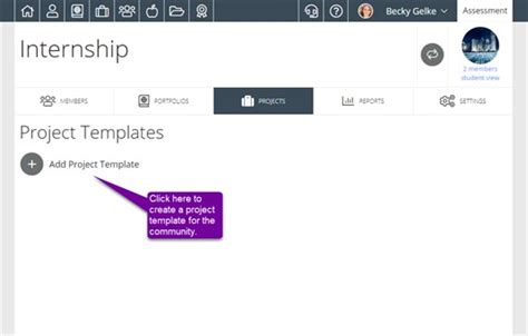 Creating Project Templates Foliotek Presentation Help