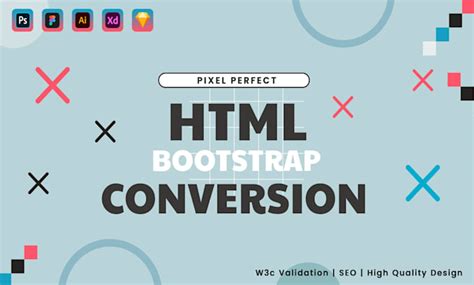 convert psd figma to html bootstrap responsive design by frontendevelop fiverr