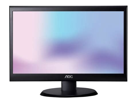 AOC E950Swn 18 5 Inch LED Used Monitor Vga66 X 768 Black Logocomputershop