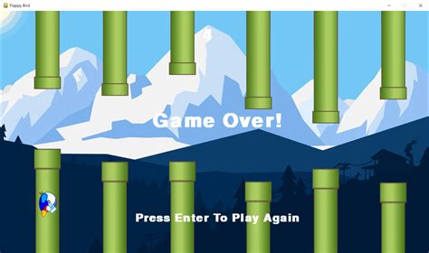 Github Kumaripoonam Flappy Bird Game This Game Is Coded In Python Using Pygame Module