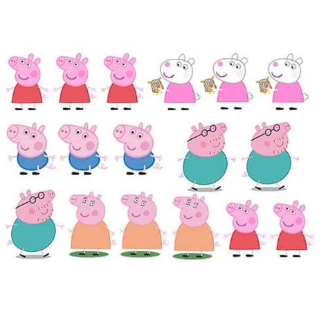 Вафельна картинка Свинка Пеппа топпер купити за найкращою ціною в Україні фото ціна