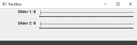 excess vertical space allocated to toolbar as more trackbars are added