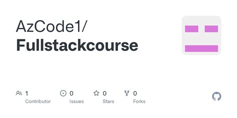 Github Azcode1fullstackcourse