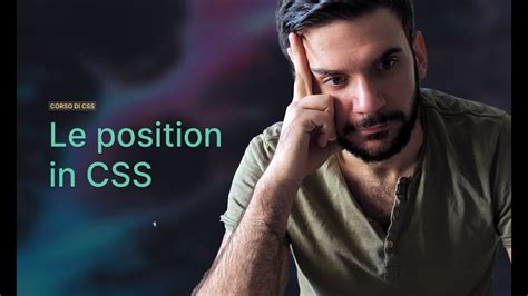 le position in css lezione 12 corso css in italiano youtube