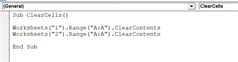 Clear Cell Contents On Multiple Sheets With A Macro How To Excel At