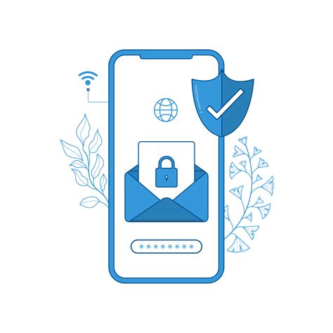Mobile Security Concept Secure Internet Connection 27389257 Png