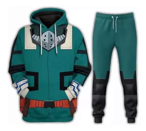 Sudadera Elástica Deku Ropa My Hero Academia Cuotas Sin Interés