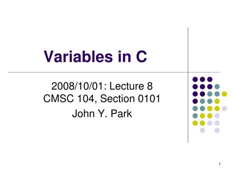 PPT Variables In C PowerPoint Presentation Free Download ID