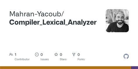 github mahran yacoub compiler lexical analyzer