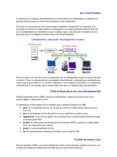 Java Virtual Machine Pdf Java Lenguaje De Programación Máquina Virtual De Java