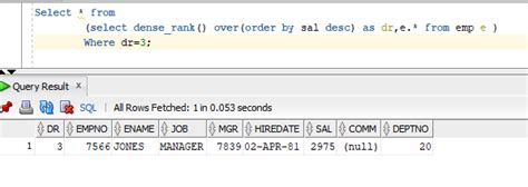 Retrieve Nd Or Rd Highest Salary In SQL Oraclesql