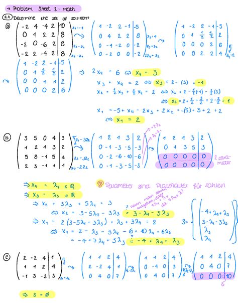 Mathe 1 2019 problem sheets and answers ³ Problem Sheet 2 Math