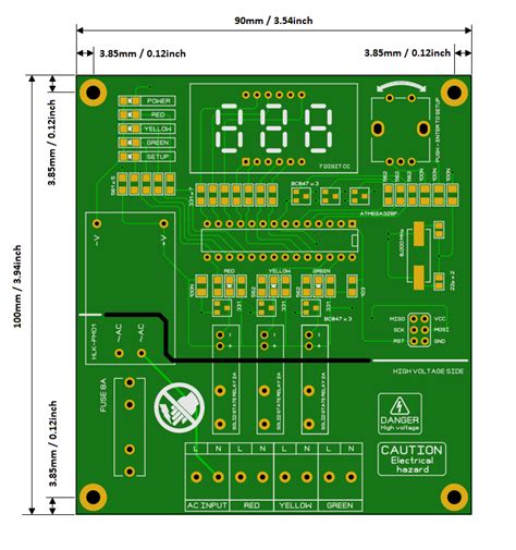 Traffic Light Controller Sequencer 100 240vac Great For Halloween