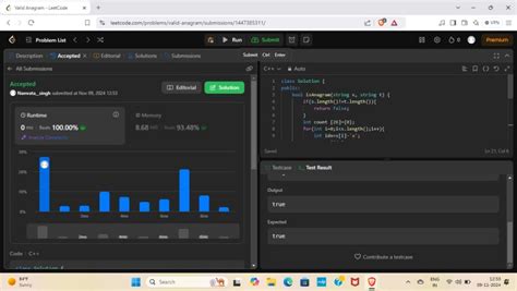 Namrata Singh On Linkedin Coding Dsa Leetcode Cpp