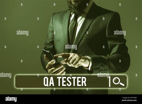 Text Showing Inspiration Qa Tester Word Written On Quality Assurance