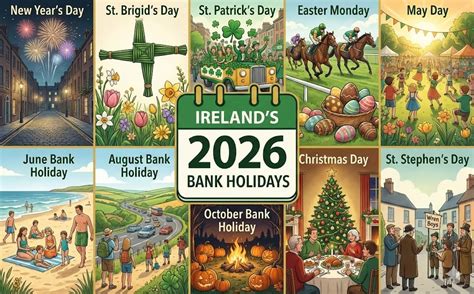 What Are The Bank Holidays In Ireland For 2026