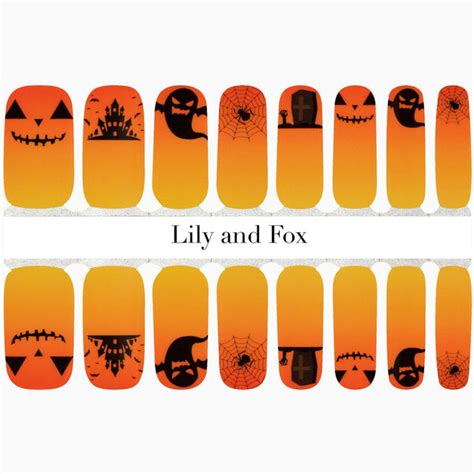 Hocus Pocus Nail Wraps Online Shop Lily And Fox Lily And Fox