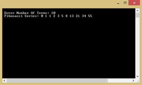 Fibonacci Series In C Code Nirvana