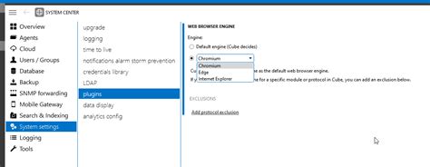 web interface is showing nothing in cube dataminer dojo