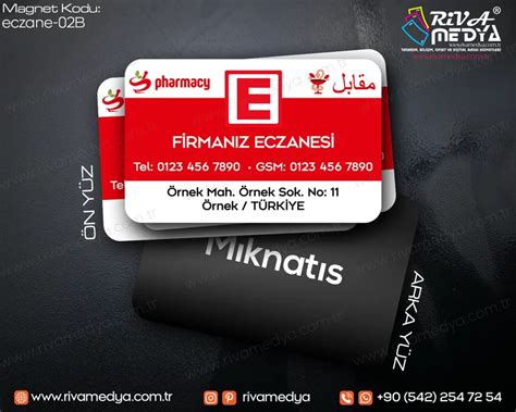 Eczane Magnet Örnekleri