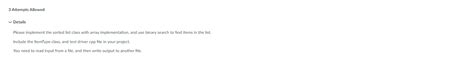 Solved Details Please Implement The Sorted List Class With Chegg Com