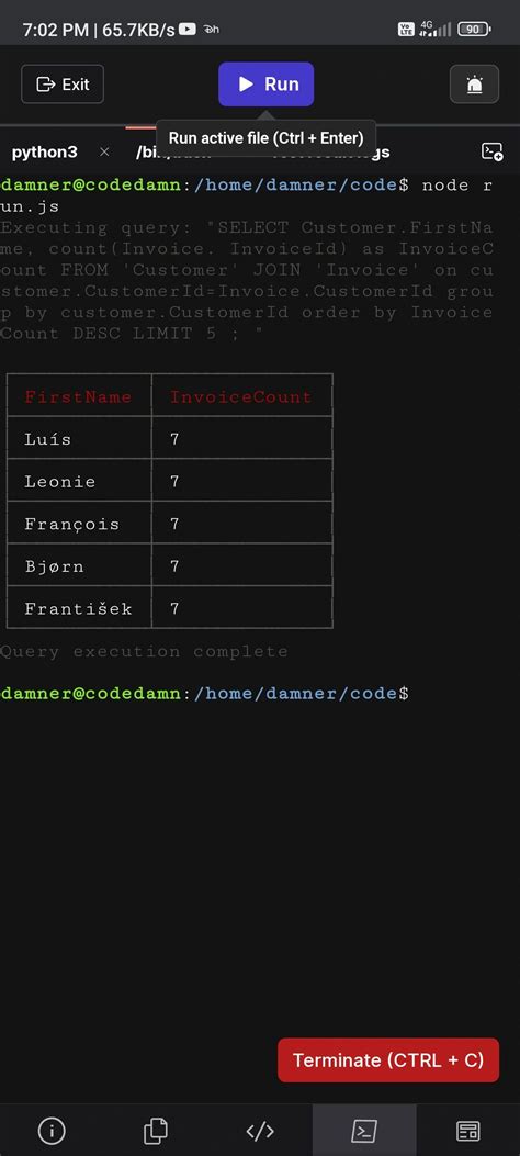 Completed 50daysofsql Challenge With Codedamn Dadasaheb Kamble Posted On The Topic Linkedin