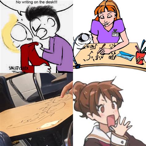 Lol Teacher Writing On Desk Meme By Jessie5212 On Deviantart