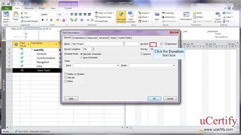 Ms Project 2013 How To Create A Task And Convert Task To Milestone Demo Youtube