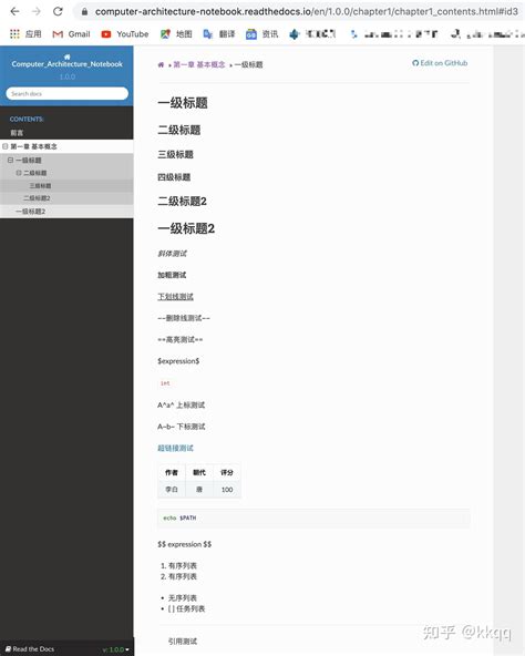 read the docs github 文档托管教程 知乎