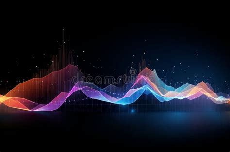 Digital Graphic Abstract Background For Technological Processes Neural Networks Digital Data