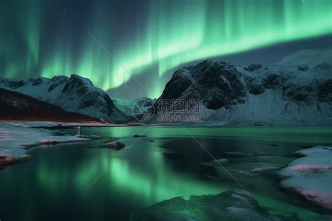 美丽的极光风景高清图片下载 正版图片600131153 摄图网