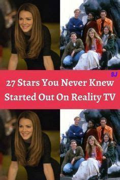 27 stars we didn t know started out on reality tv – Artofit