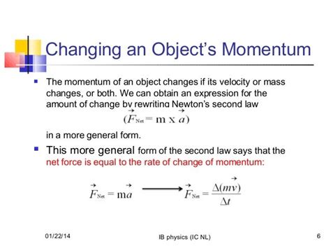 Linear Momentum And Collisions
