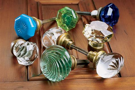 Knobs And Pulls Home Improvement Vintage Round Glass Door Knobs Green Clear Round Door Handles