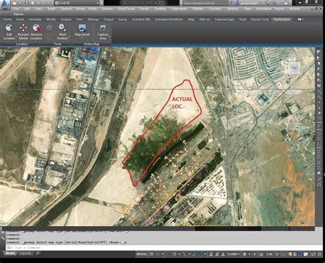 geolocation maps are not displaying at current location autodesk
