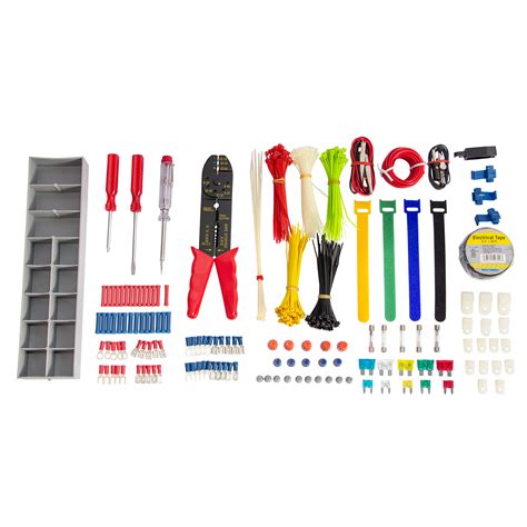 399 Piece Electrical Repair Kit Includes Tools Tester Terminals