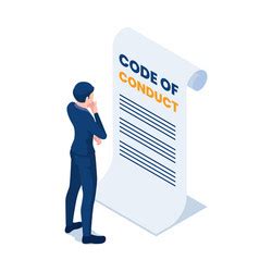 Code Of Conduct Vector Images Over