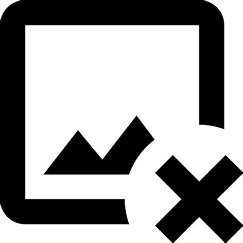 Image Remove Outline Icon Svg Png Free Download