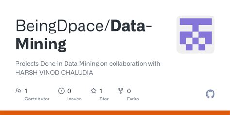 GitHub BeingDpace Data Mining Projects Done In Data Mining On Collaboration With HARSH VINOD
