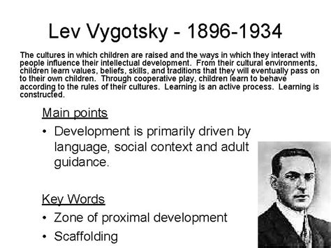 Jean Piaget Lev Vygotsky Abraham Maslow B F