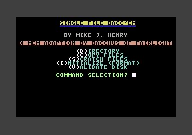 CSDb Single File Bacc Em Edition By Fairlight