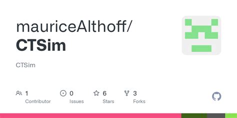 Github Mauricealthoffctsim Ctsim