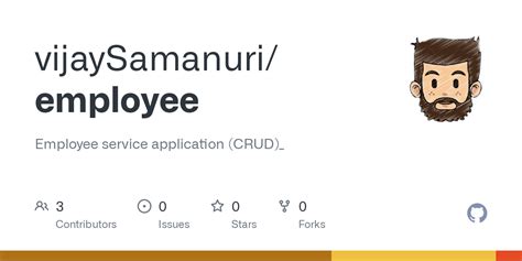 GitHub VijaySamanuri Employee Employee Service Application CRUD